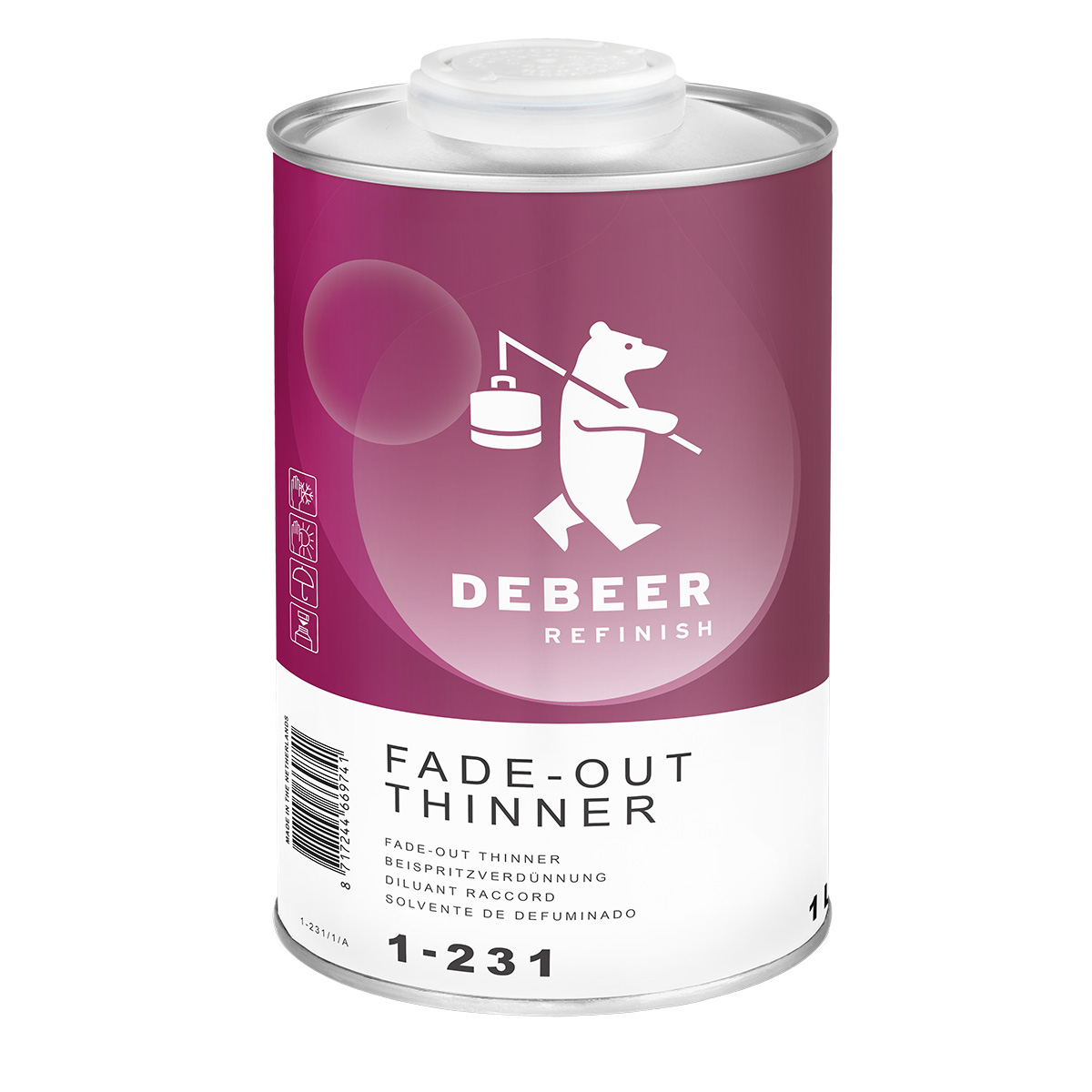 Tipro - DeBeer Fade out Thinner1L