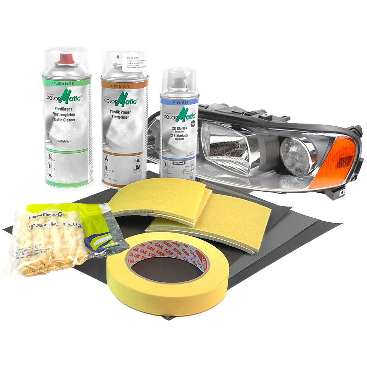 Tipro - Restaureringskit för billyktor