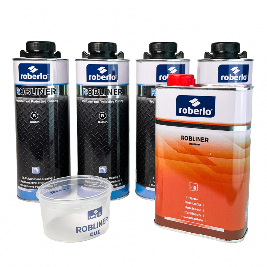 Tipro - Roberlo Robliner Svart Kit 3,2L