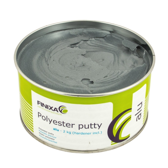 Tipro - Finixa Polyester putty Aluminium 2kg