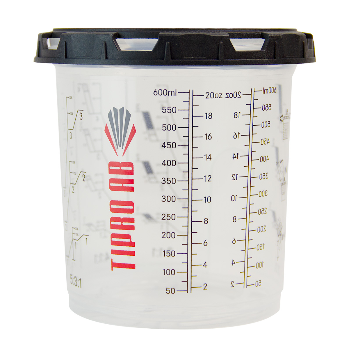 Tipro - TT Speedy SPS 4,0 Ytterkopp 650ml